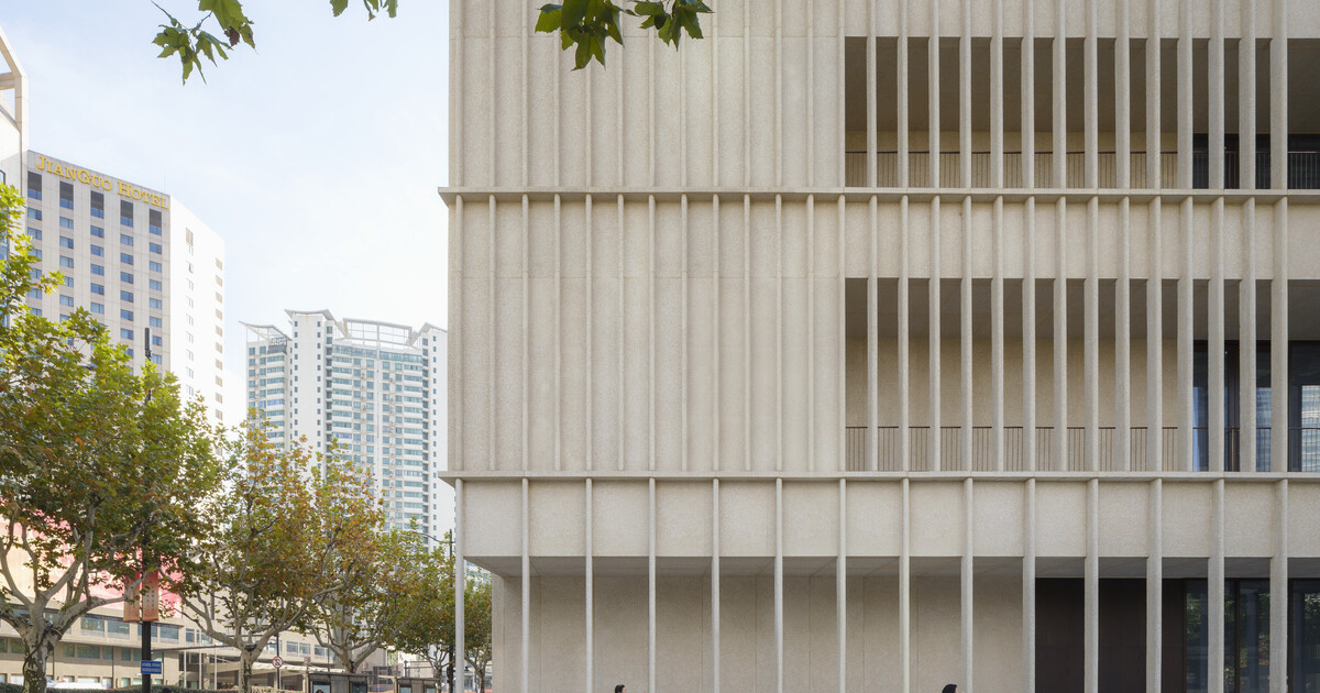 Xujiahui Library nears completion in Shanghai • David Chipperfield ...
